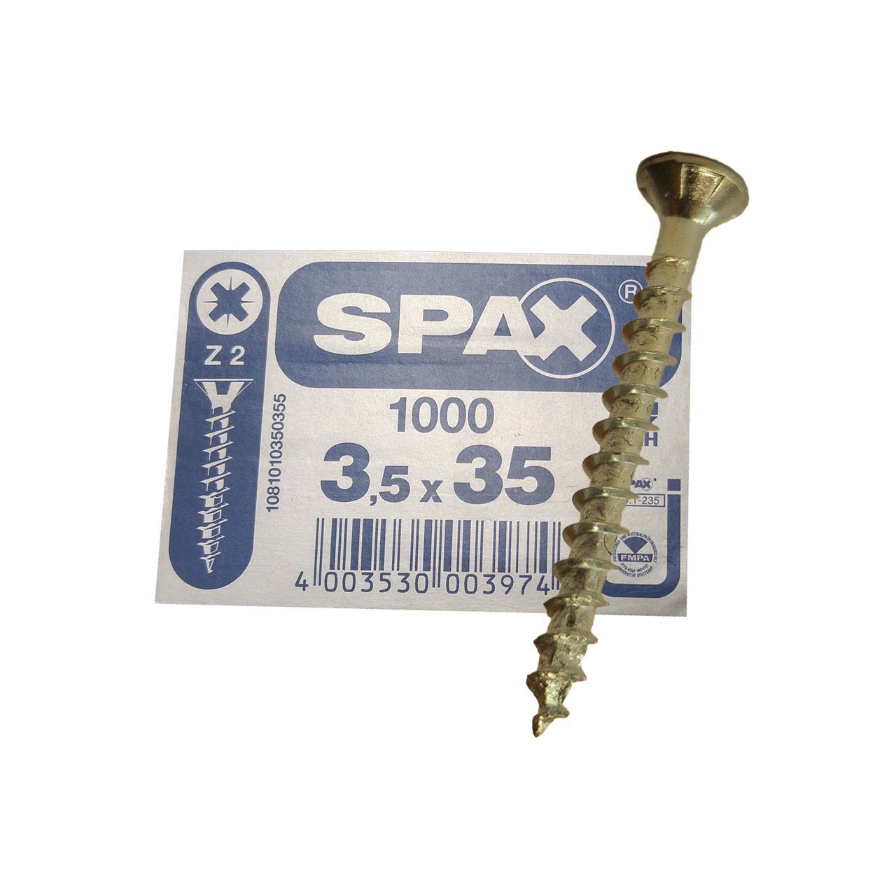 Caja 1000 Tornillos 3 5x35 Spax Suministros Urquiza